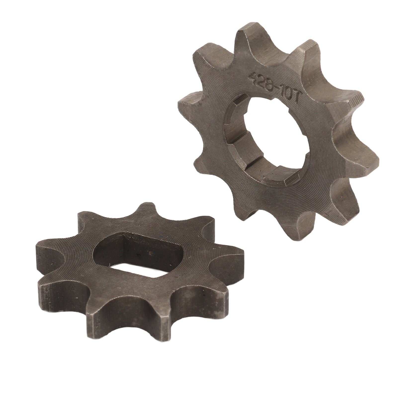 428 10-зубчатая звездочка 20 мм, углеродистая сталь, 9 зубьев, 12x17 мм, H-образное отверстие, звездочка для замены двигателя.
