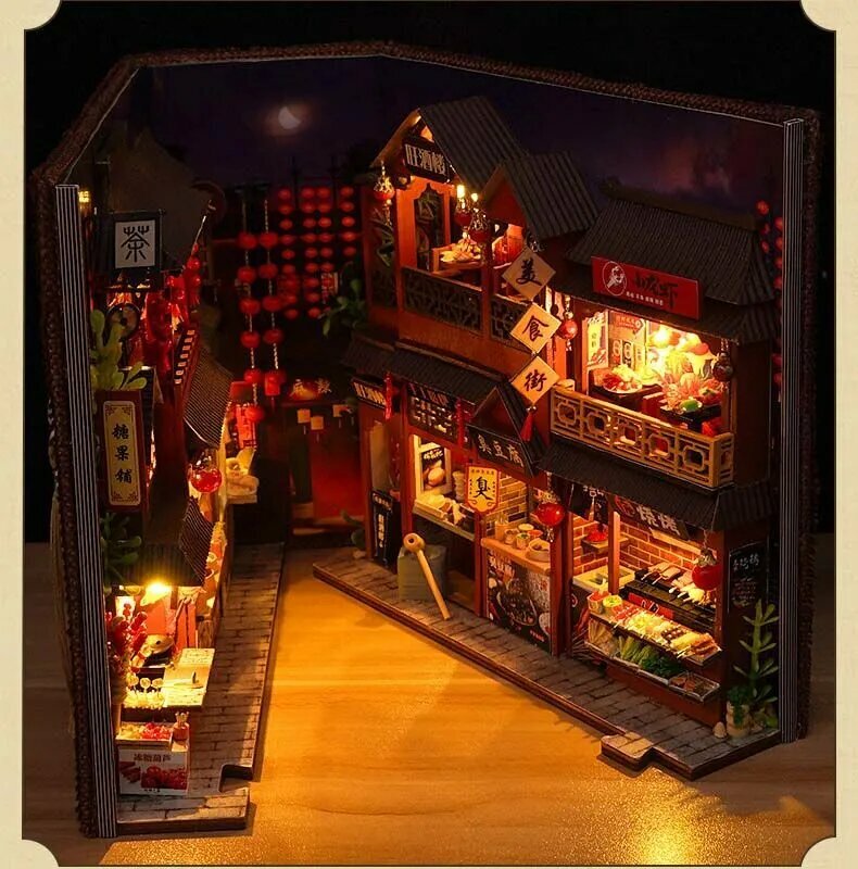 Румбокс "Шанхайский стрит-фуд", пластик, МДФ, картон, нетканое волокно