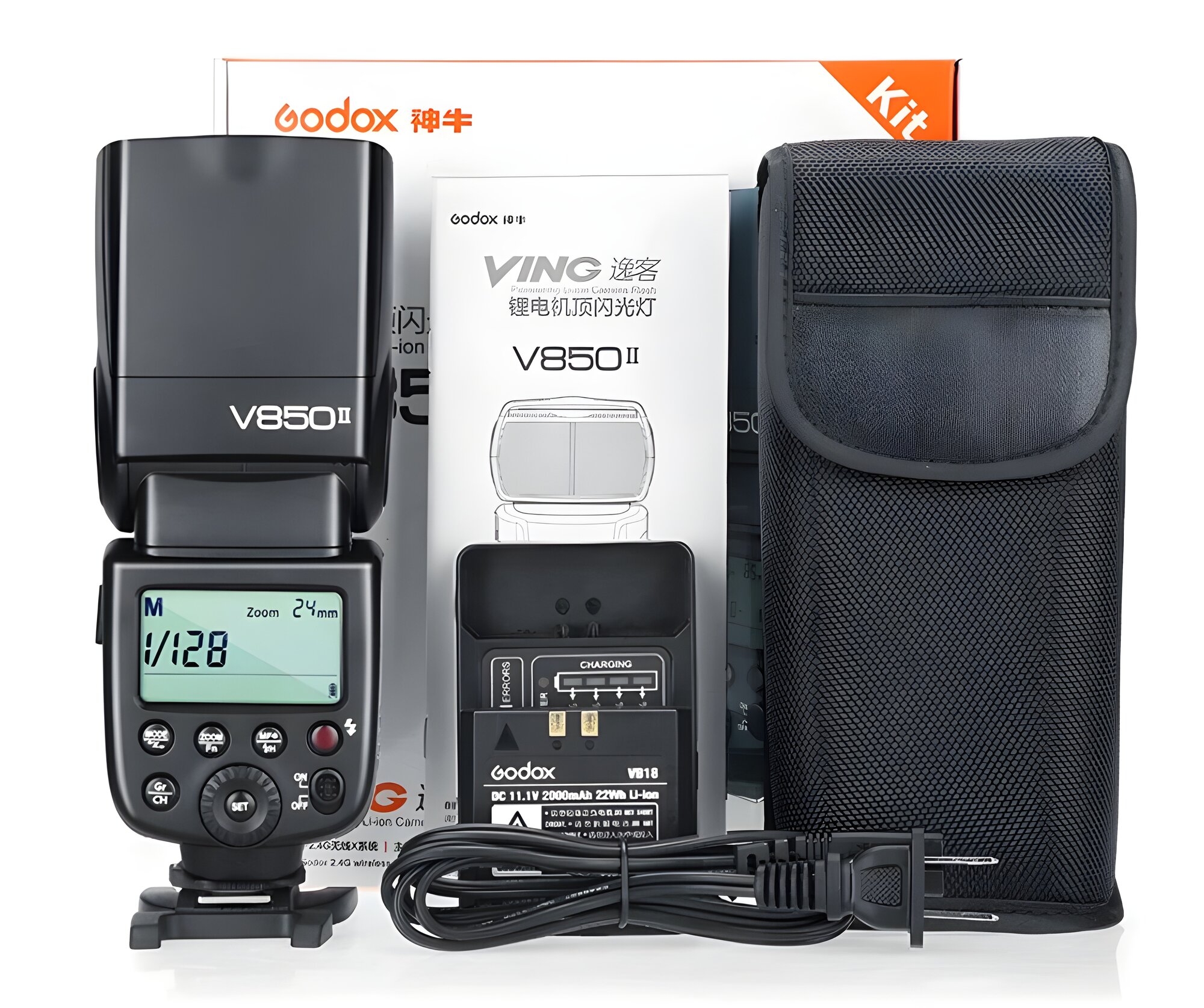 Вспышка для камеры GODOX Shenniu V850II, (второго поколения)