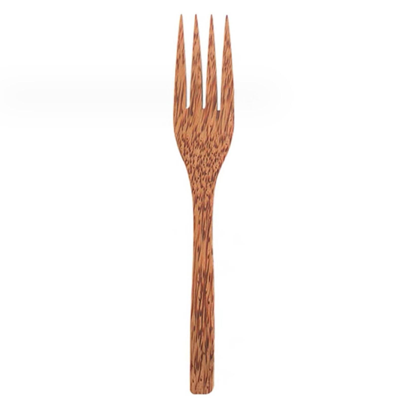 Десертные деревянные вилки посуда натуральная вьетнамская деревянная вилка универсальная деревянная вилка