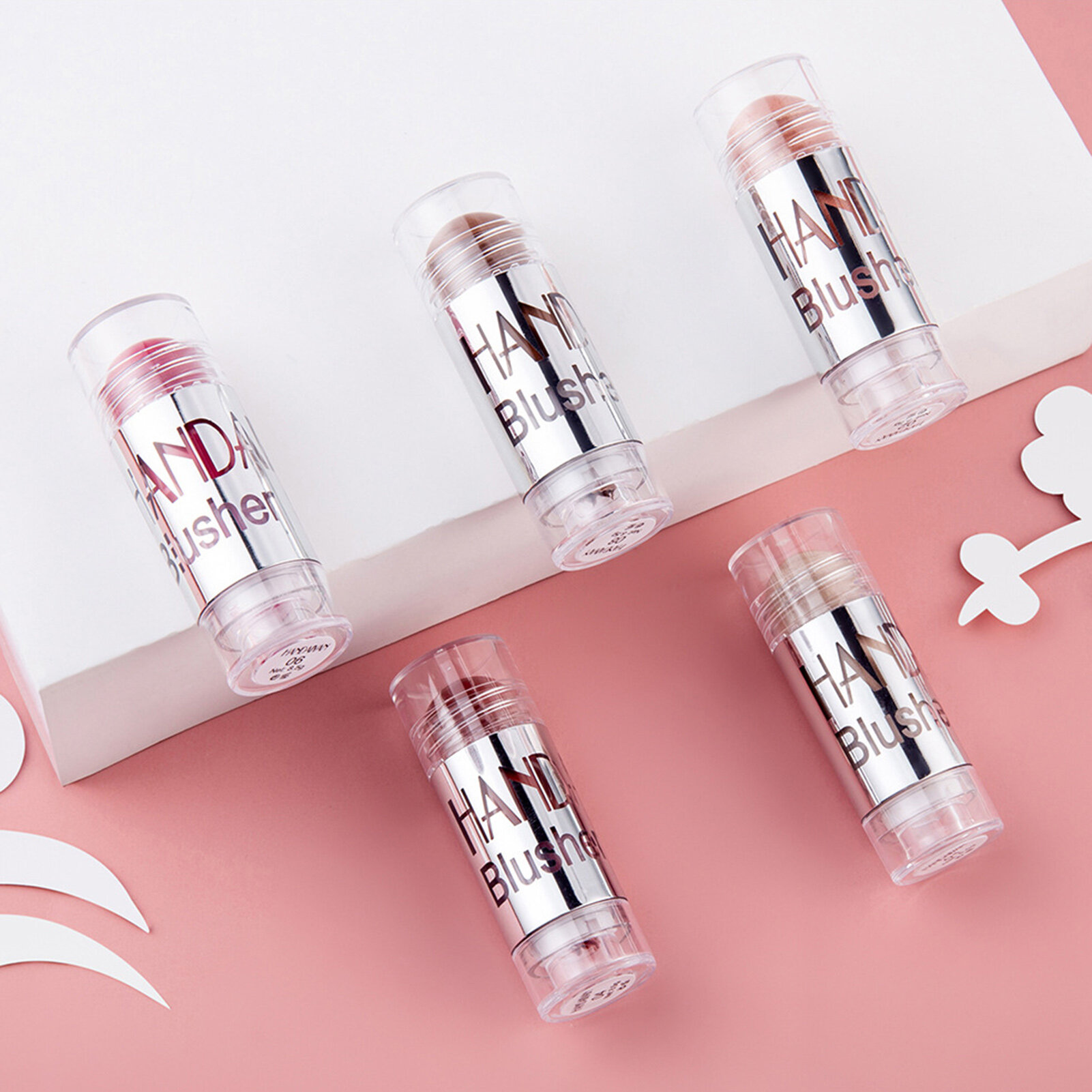 Румяна-стики HANDAIYAN для щек и губ, кремовые румяна Chubby Cream Blush, хайлайтеры и матовые оттенки