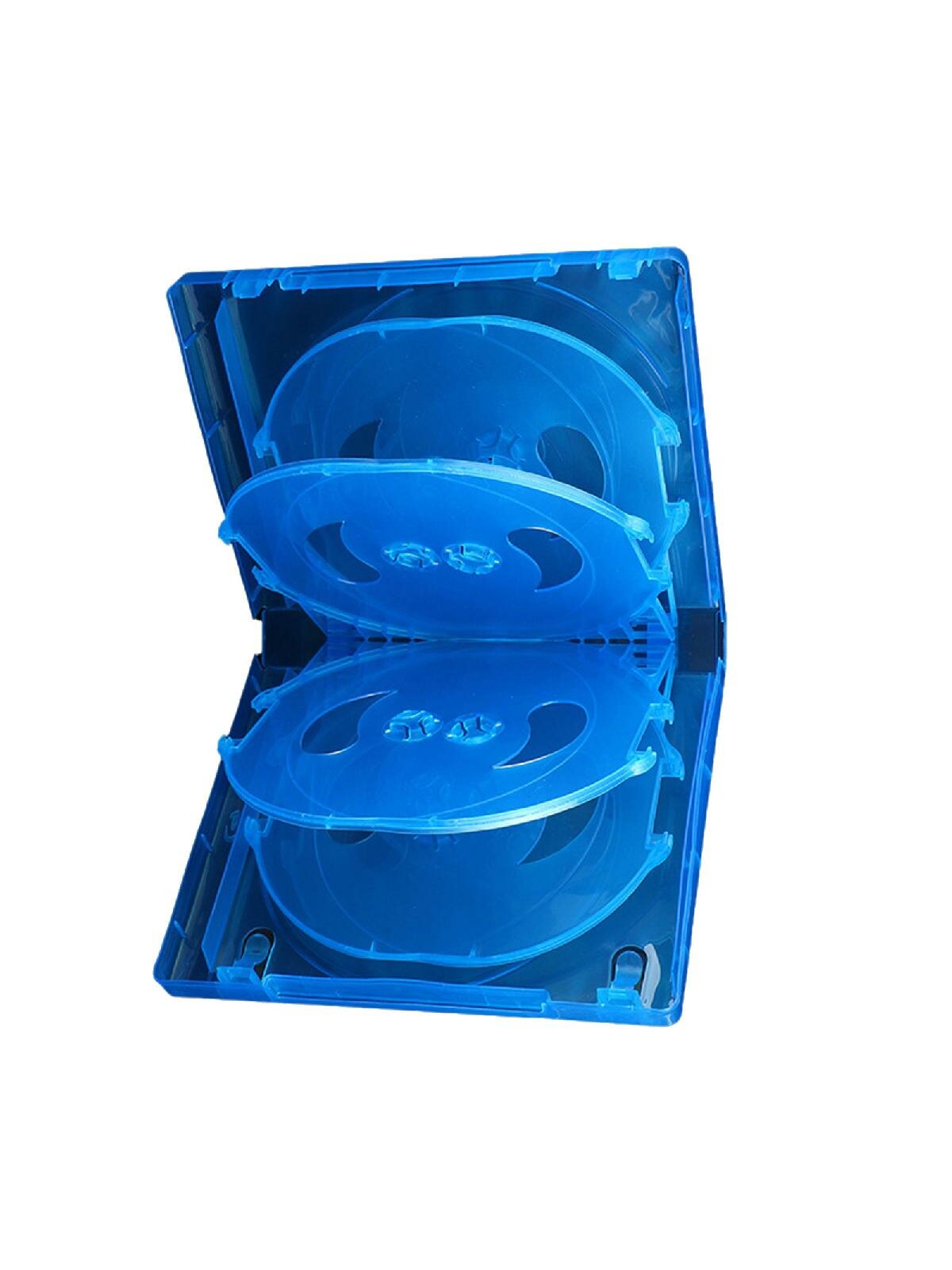 1PC DVD Jewelry Box 10 DVD Acrylic DVD Case DVD Storage Case Transparent