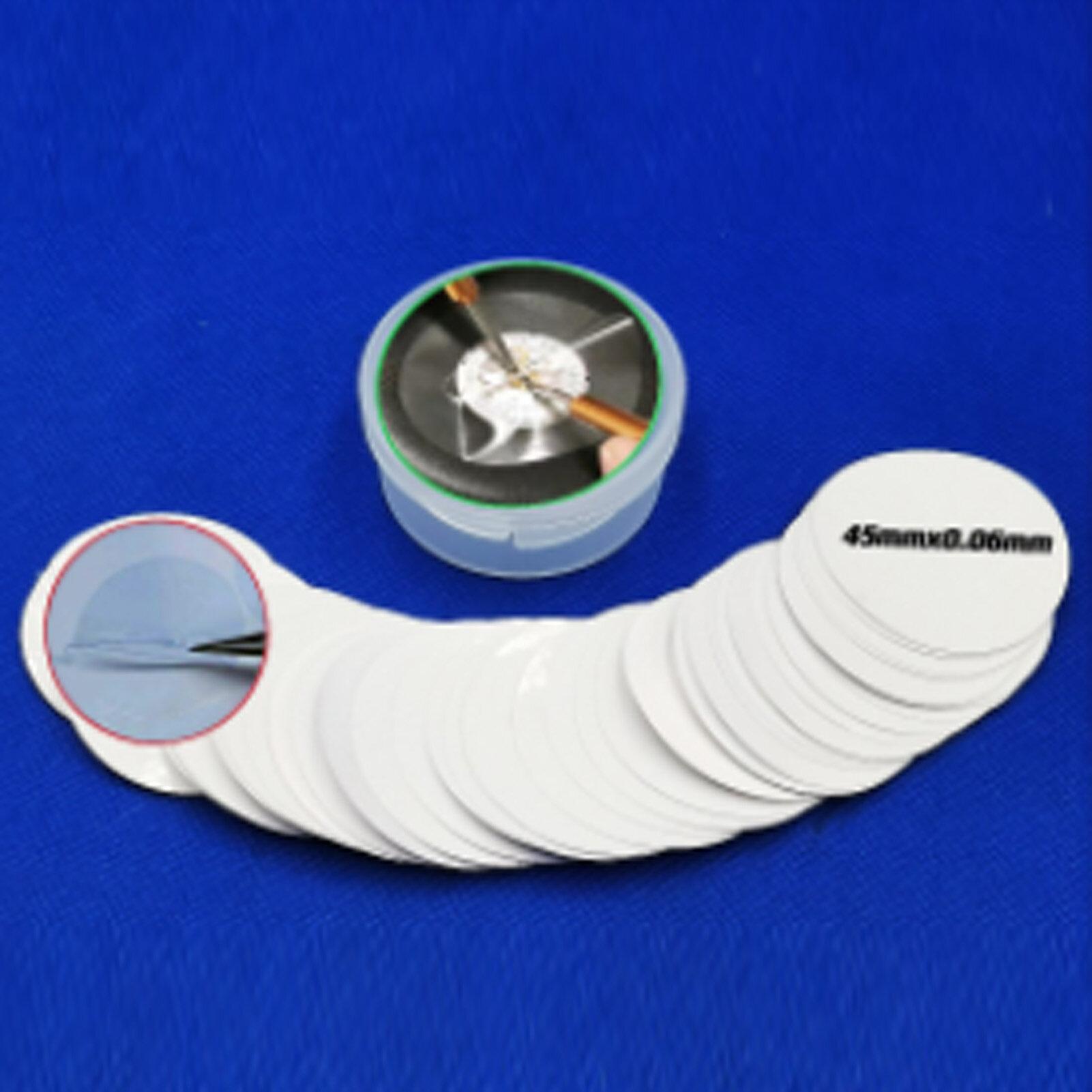 2 шт. съемники стрелок часов рычажного типа съемник минутный секундный часовой инструмент для часовщика с 50 шт. защитной пленки