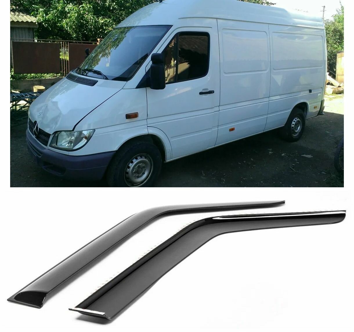 Дефлекторы боковых окон MERCEDES-BENZ Sprinter Мерседес-Бенц Спринтер (2006-2015)