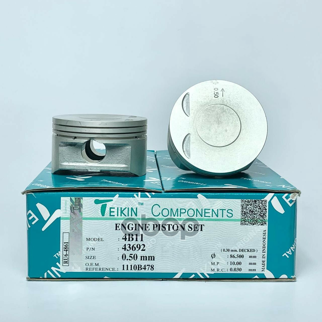 Поршни (к-т 4шт) 0,50 TEIKIN арт. 43692 0,50