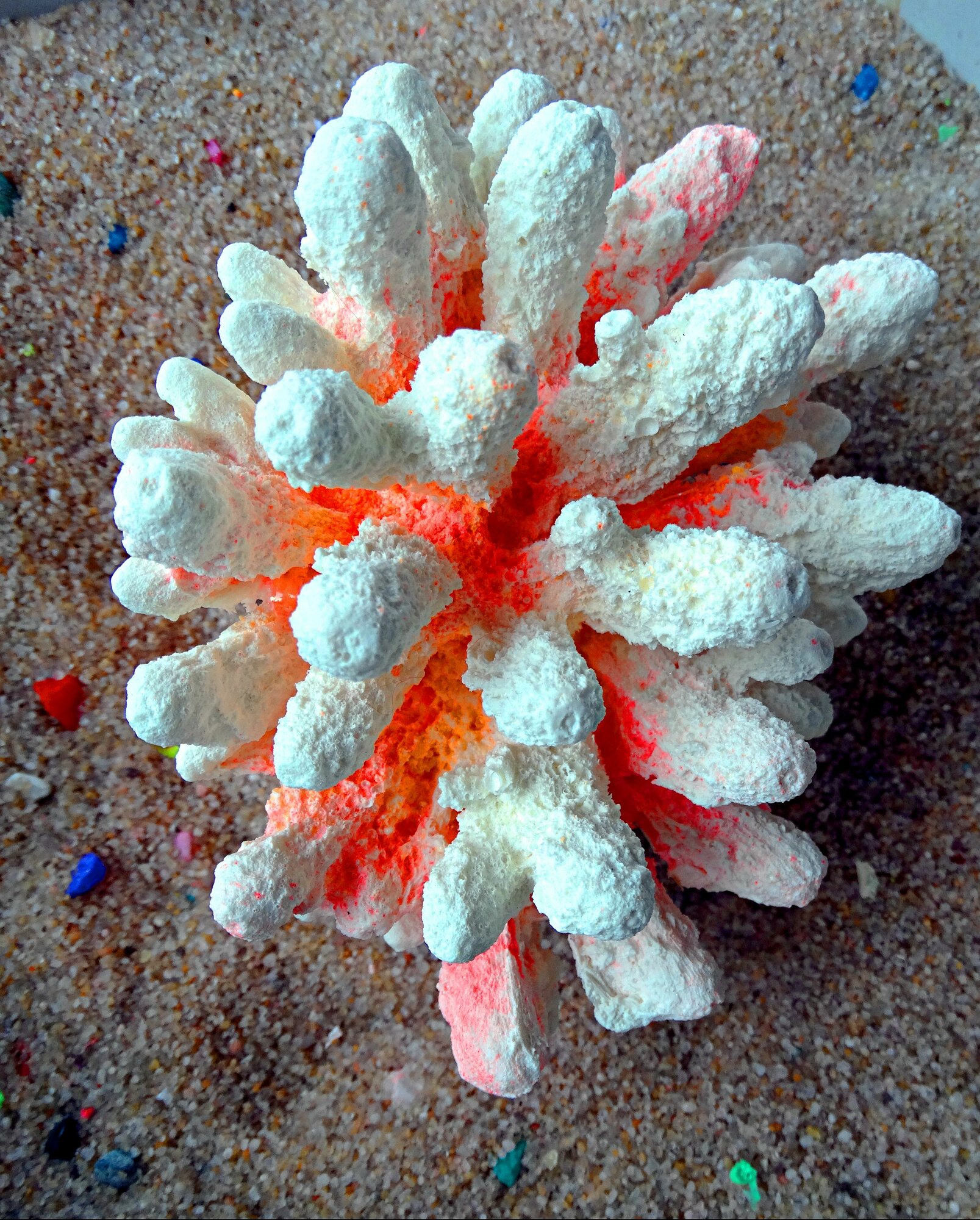 Искусственный коралл коралл ЭКО "Монти", для аквариума, ручной работы, эко коралл