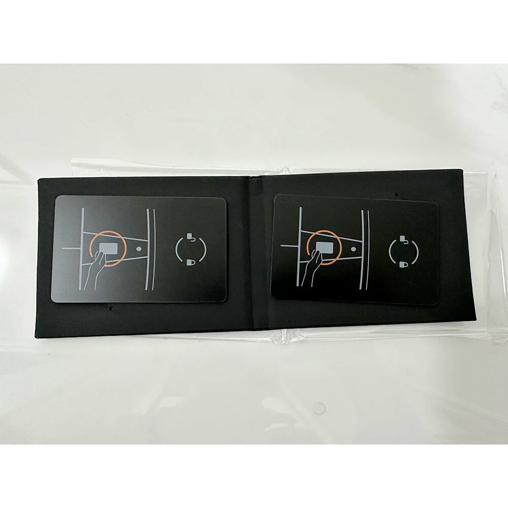 Оригинальный брелок для смарт-карты автомобиля Tesla Model 3 Y 2021-2024 1set 2 cards