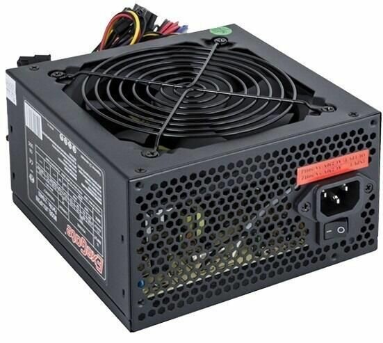 Блок питания ExeGate XP500 500W (EX219463RUS-PC) черный - 500 Вт, ATX 20+4 пин, 4 pin CPU, 3 SATA, 1 x 6+2 pin PCI-E