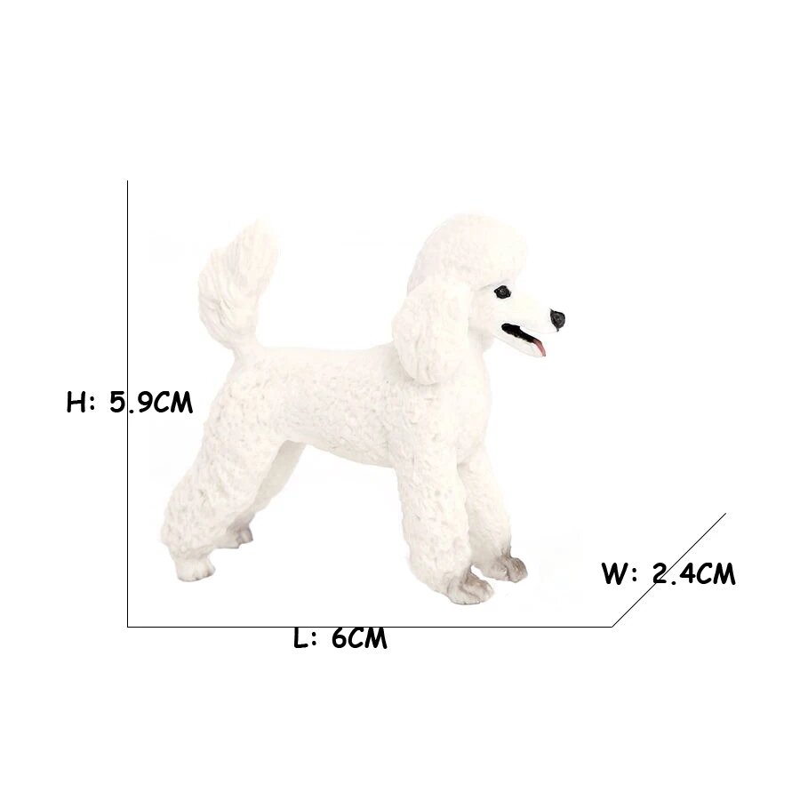 Фигурки собак UTOMY ПВХ 5 шт. Poodle B