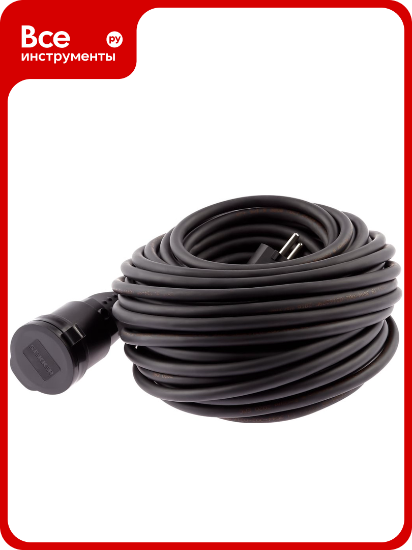 Силовой, ЭРА, удлинитель ЭРА UPx-x2,5-40m-IP44 KG в бухте с/з 1 розетка 40 м КГ 3х2,5мм2 Б0050865, любого времени года