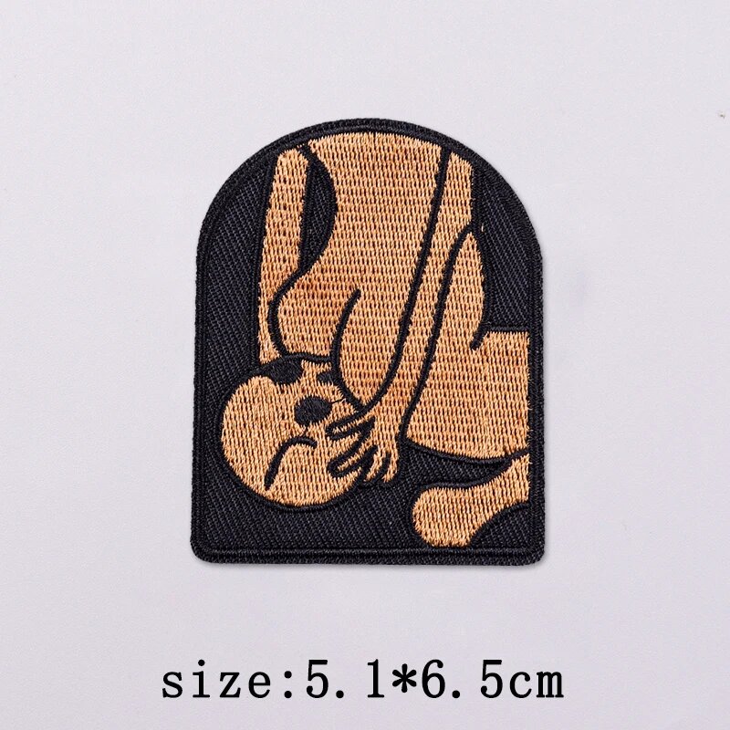 Нашивка с вышивкой в стиле хип-хоп, панк, железные нашивки для одежды, вышитые нашивки с черепом для шитья одежды, плавкие наклейки с нашивками