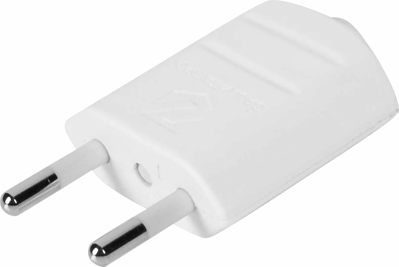 Вилка без заземления CS-L01WP-A 230 В, цвет белый