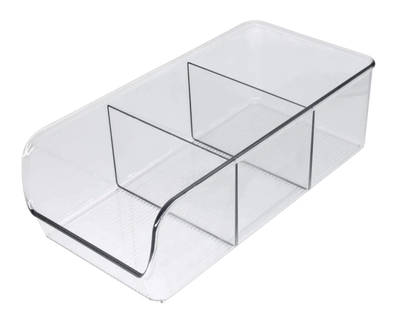 Органайзер 1 отсек Delinia LM 13.91x8.89x27.89 см пластик цвет прозрачный