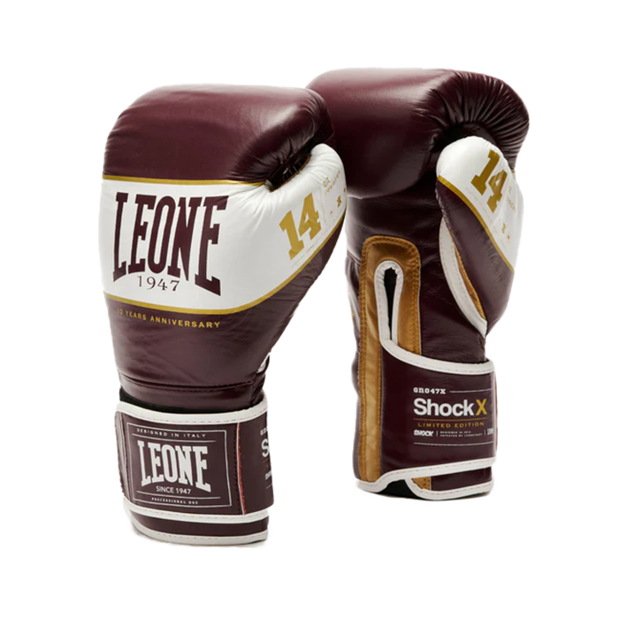 Боксерские перчатки Leone 1947 Shock X GN047X Bord Legio (12 унций)