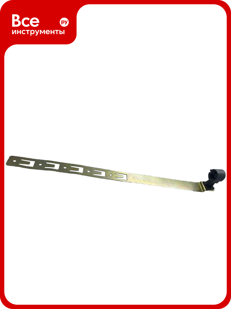 Держатель молниепроводника на черепице Protectpro с пластиковым фиксатором, 6-8мм, оцинкованный(черный) 4023-3, 8 мм