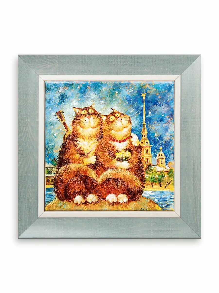 Картина на стену с Питерскими котами