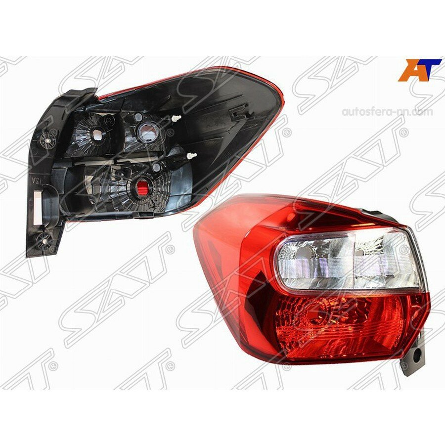 SAT ST2201929LUE Фонарь задний Subaru Impreza 11-16 / XV 11-17 (Слева/ 5D HBK)
