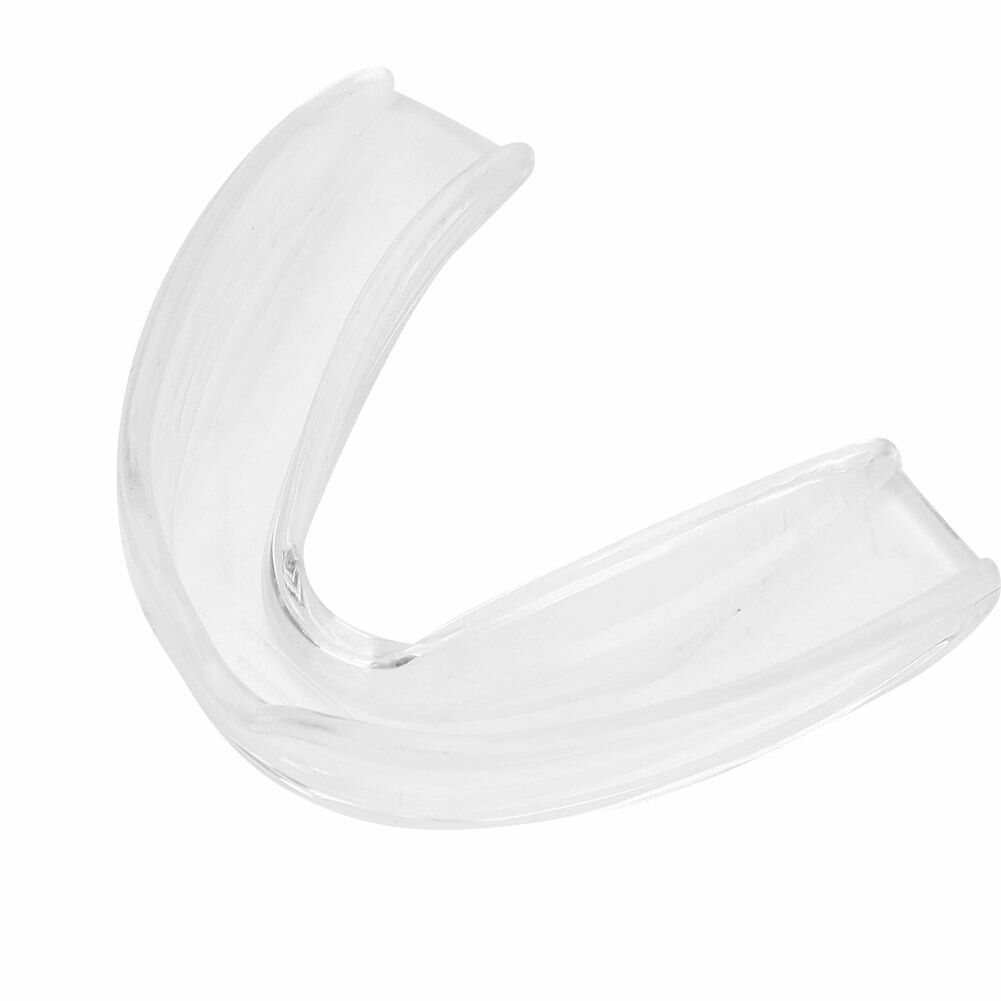 Прозрачная защитная капа для рта размера S для бокса, баскетбола, регби, защита зубов для детей и взрослых, удобная посадка на зубы.
