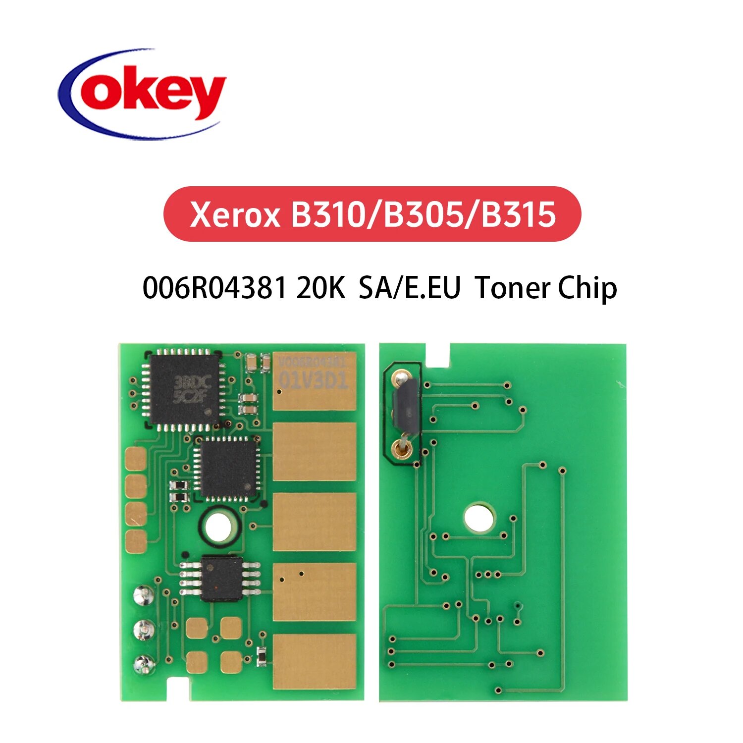 Чип тонер-картриджа Cokey для Xerox B310/B305/B315, 1x 006R04381 20K SA