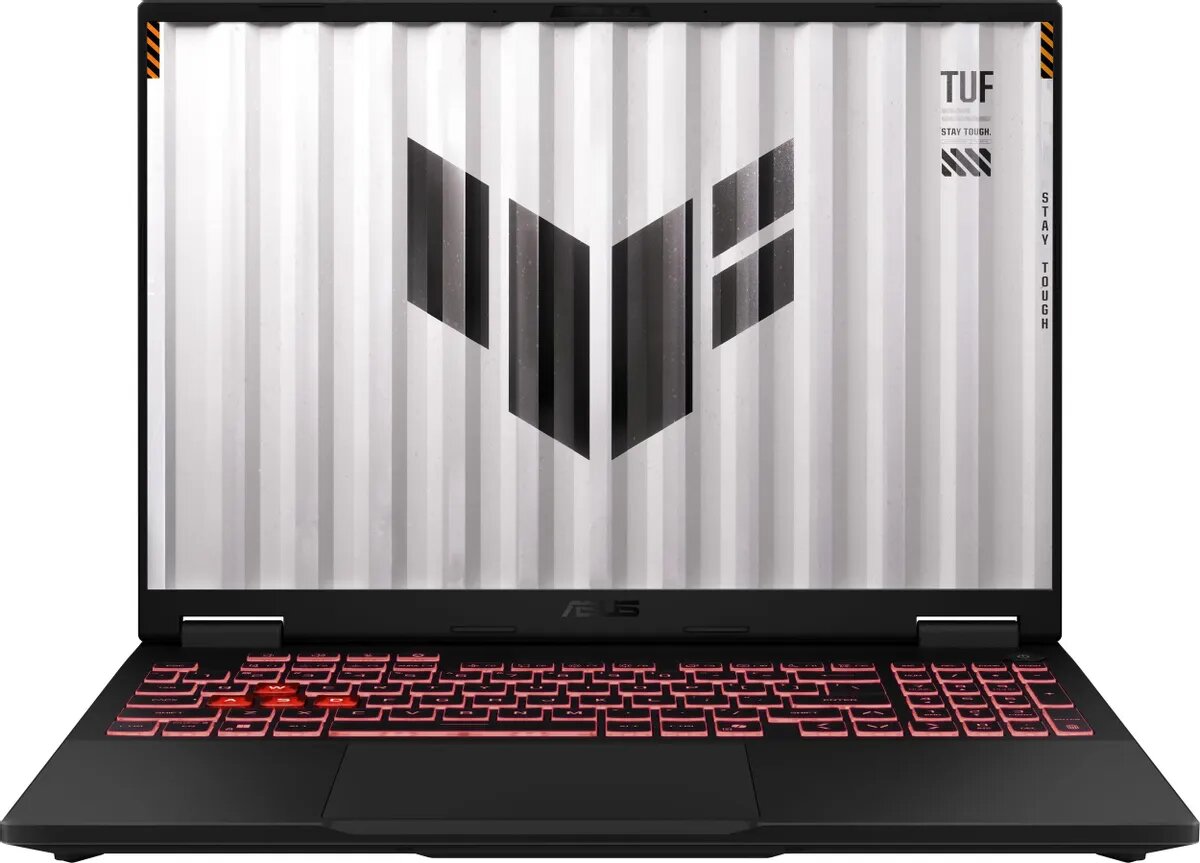 Ноутбук Asus TUF Gaming F16 FX608JPR-RV019 90NR0NG1-M00350 (Core i7 2200 MHz (14650HX)/16Gb/1024 Gb SSD/16"/1920x1200/nVidia GeForce RTX 5070 GDDR7)