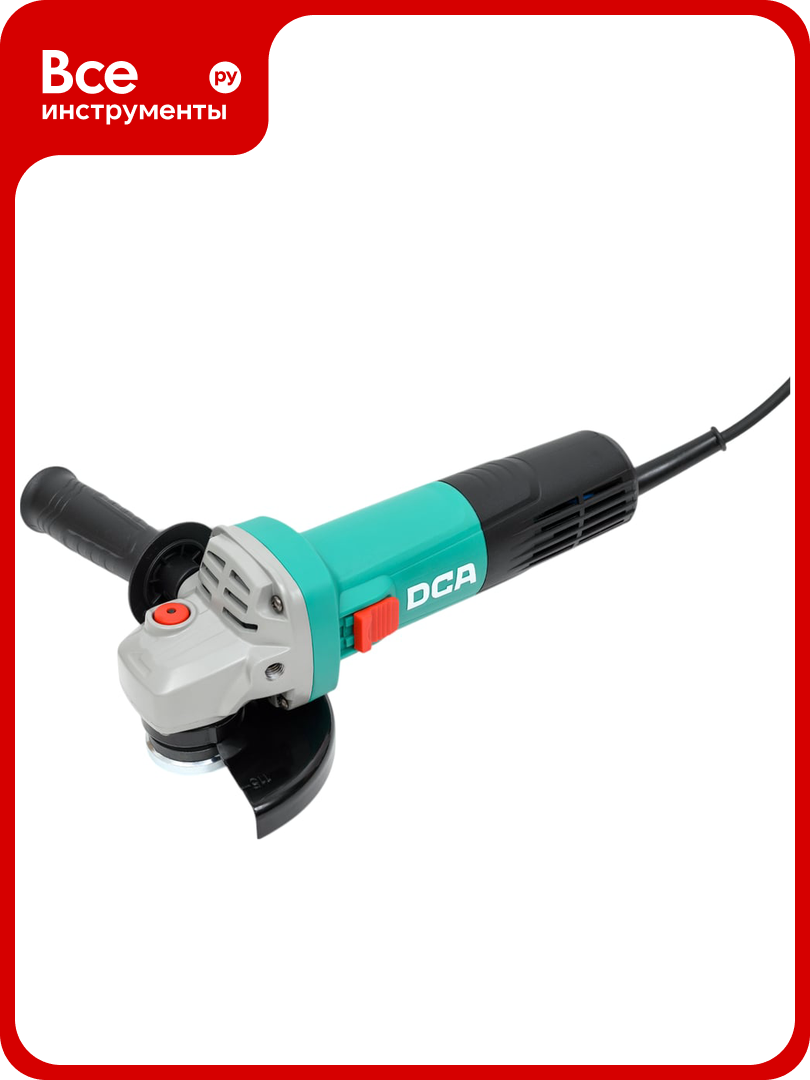 Угловая шлифовальная машина DCA ASM13-115B, для применения домашней мастерской или небольшом производстве, универсальный