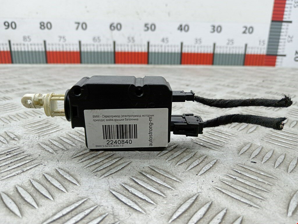 Сервопривод (электропривод моторчик привода) замка крышки багажника BMW 3-Series (E36) 67118361140 арт. 2240840