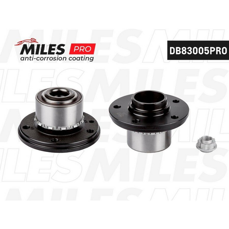MILES DB83005PRO Ступица с подшипником +ABS VW TOUAREG/T5 03-05 .