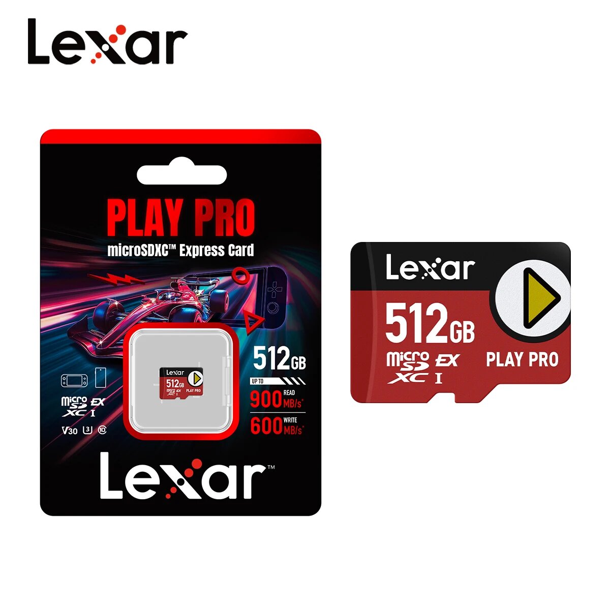 Карта памяти Lexar PLAY PRO 1 ТБ для Nintendo Switch 2