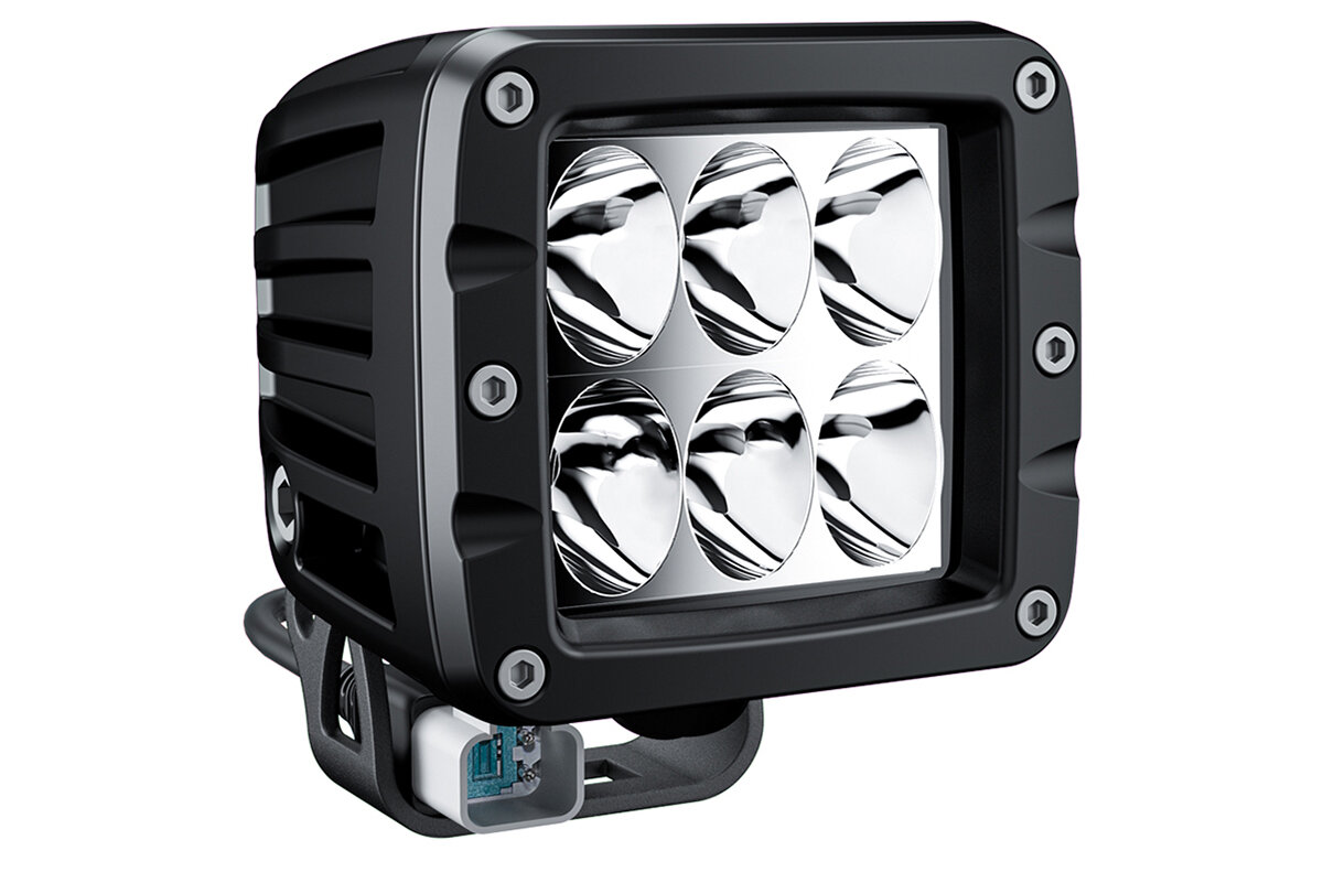 Светодиодные фары водительского света AURORA 76x76 мм 30W LED (комплект 2 шт)