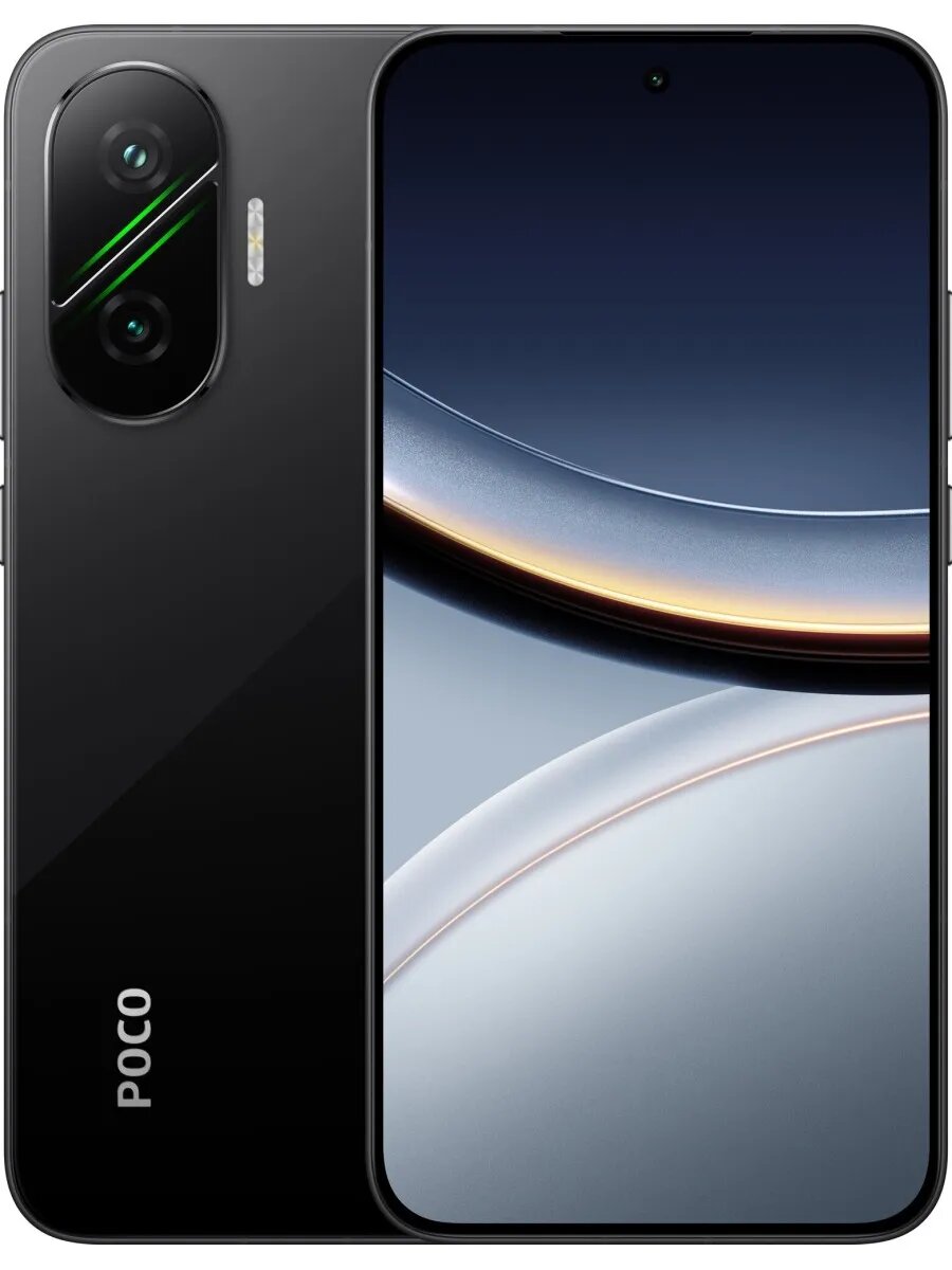 Смартфон Xiaomi Poco F7, память 12/512 GB, цвет черный, версия EU
