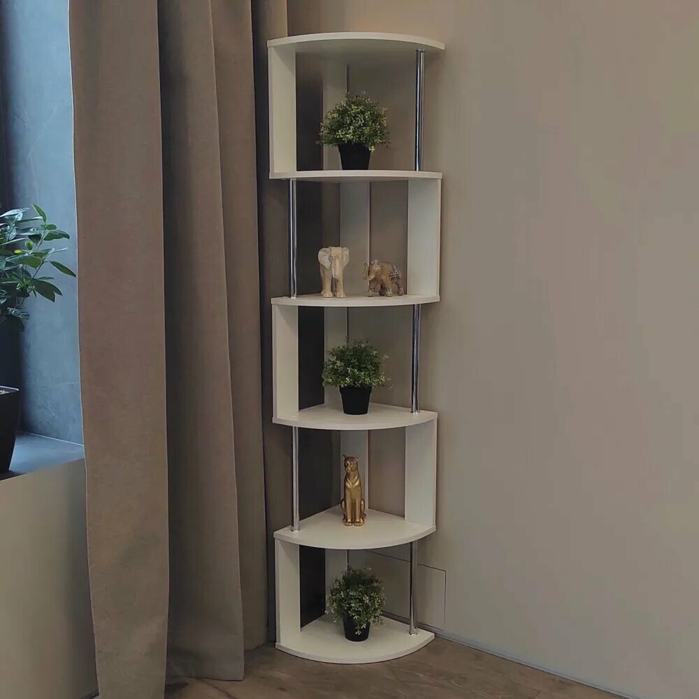 Стеллаж MARIA S113 1774x350x350 мм /Арт. S113 (Белый)