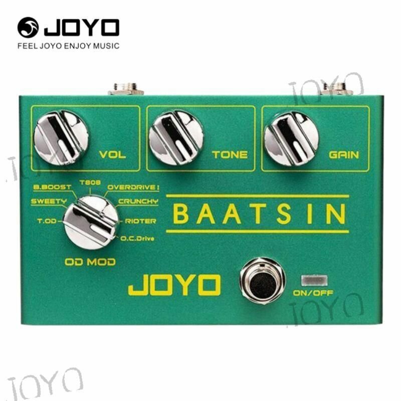 JOYO R-11 BAATSIN Педаль эффектов искажения BAATSIN Classic Overdrive Pedal 8 различных OD/DS JOYO R 11