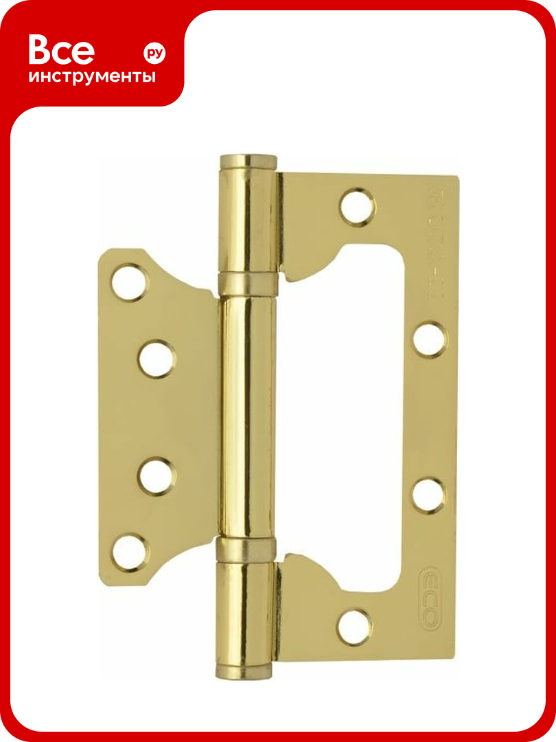 Петля нора-м накл. ун. 800-4 FHP-ЕСО PB лат. покр. без колп. 100х75х2,5 15525