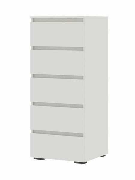 Комод для одежды с 5 ящиками, шариковые направляющие, ЛДСП, 50х118х46 см, Хелен КМ 03