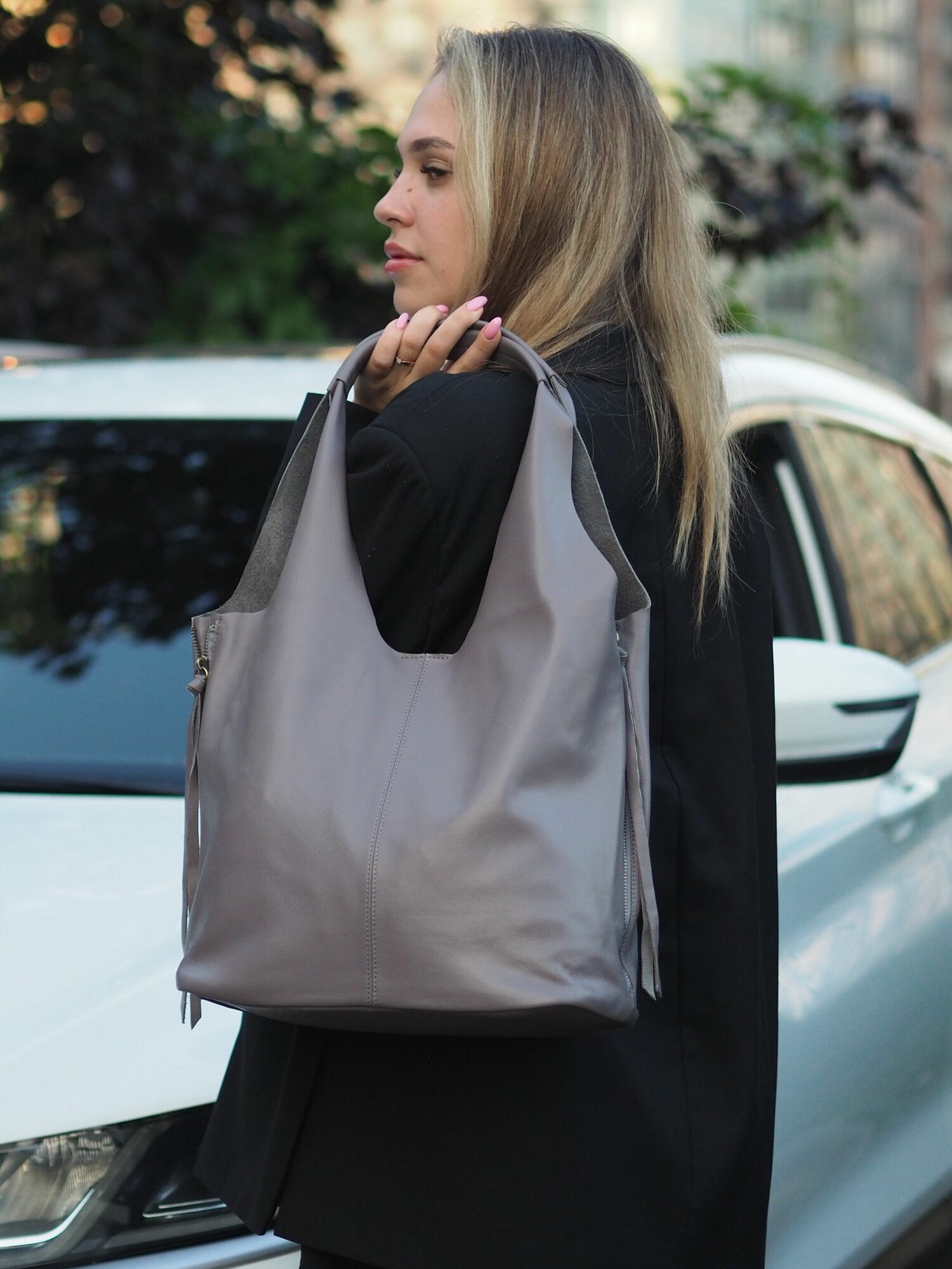 Сумка хобо  МариОль, сумка-мешок в стиле бохо