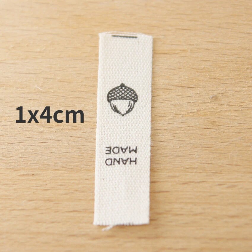 Мини тканевая этикетка с когтями ежика Pine cones 10pcs