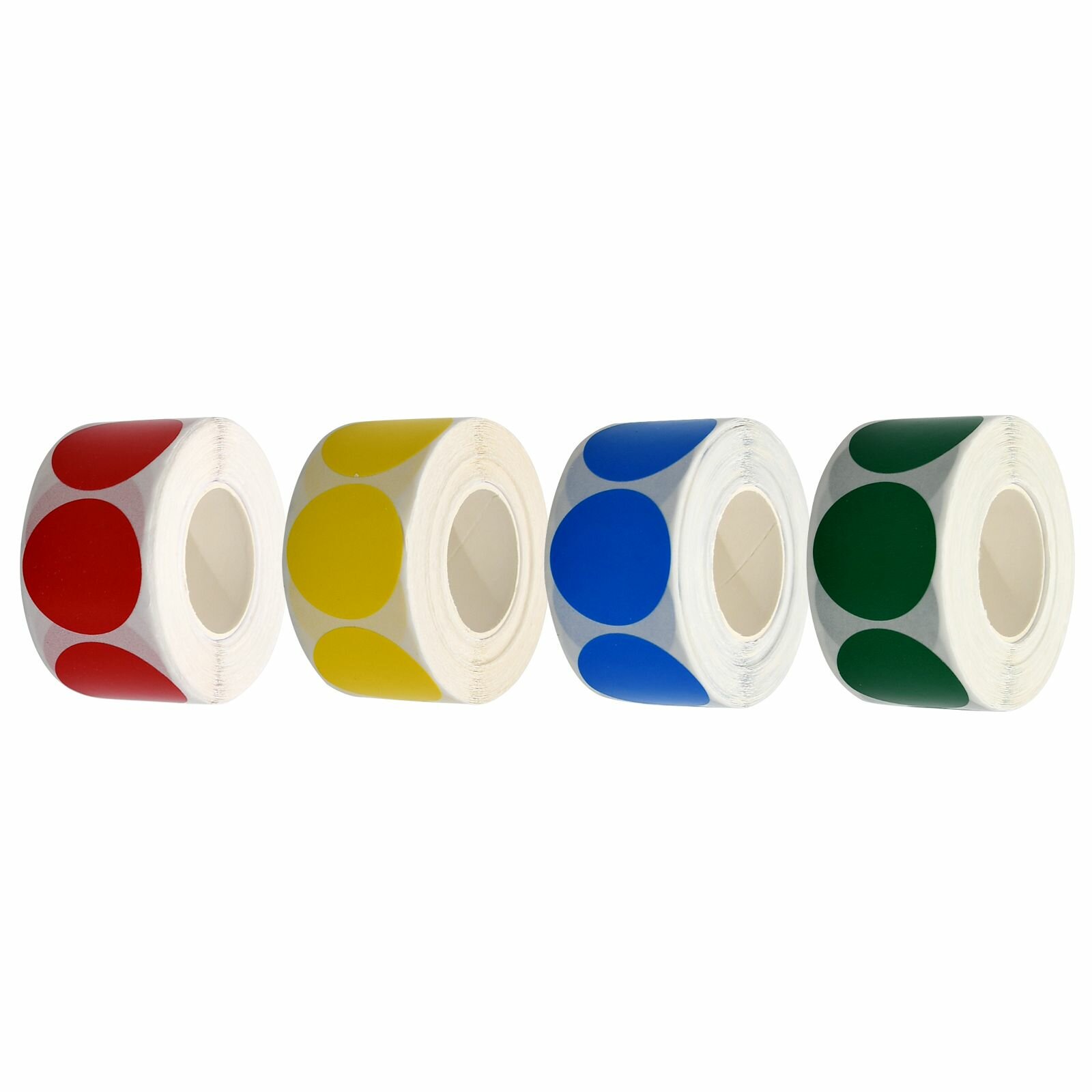 Наклейки с точками 4 рулона