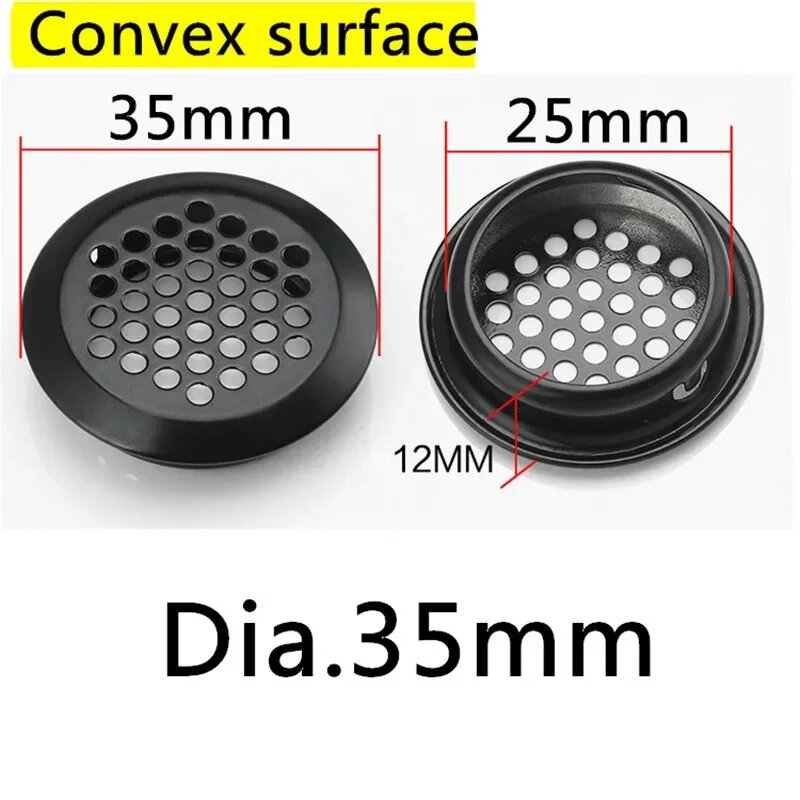 Вентиляционный решетка Convex 35mm