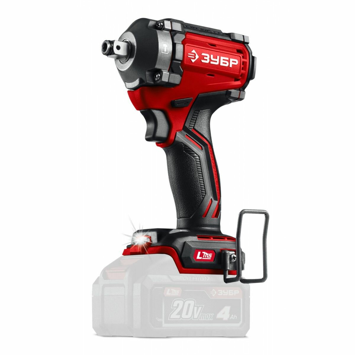 ЗУБР 20 В, 350 Н м, без АКБ (LMS), бесщеточный ударный гайковерт (ГБУ-350)