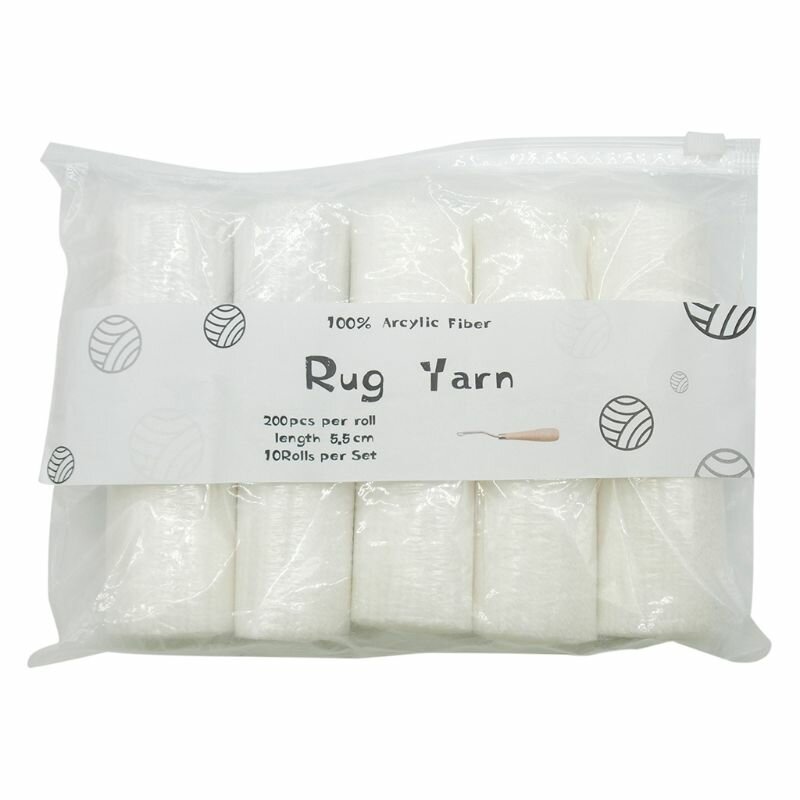 Пряжа для крючкового ковра