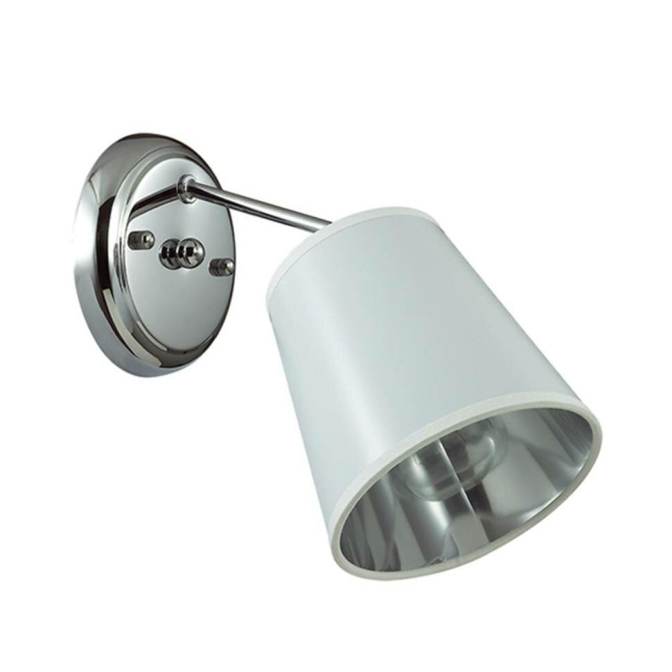 3314/1W COMFI LN17 93 хром/абажур ткань/подвески хрусталь Бра E14 40W 220V ZULIENNA