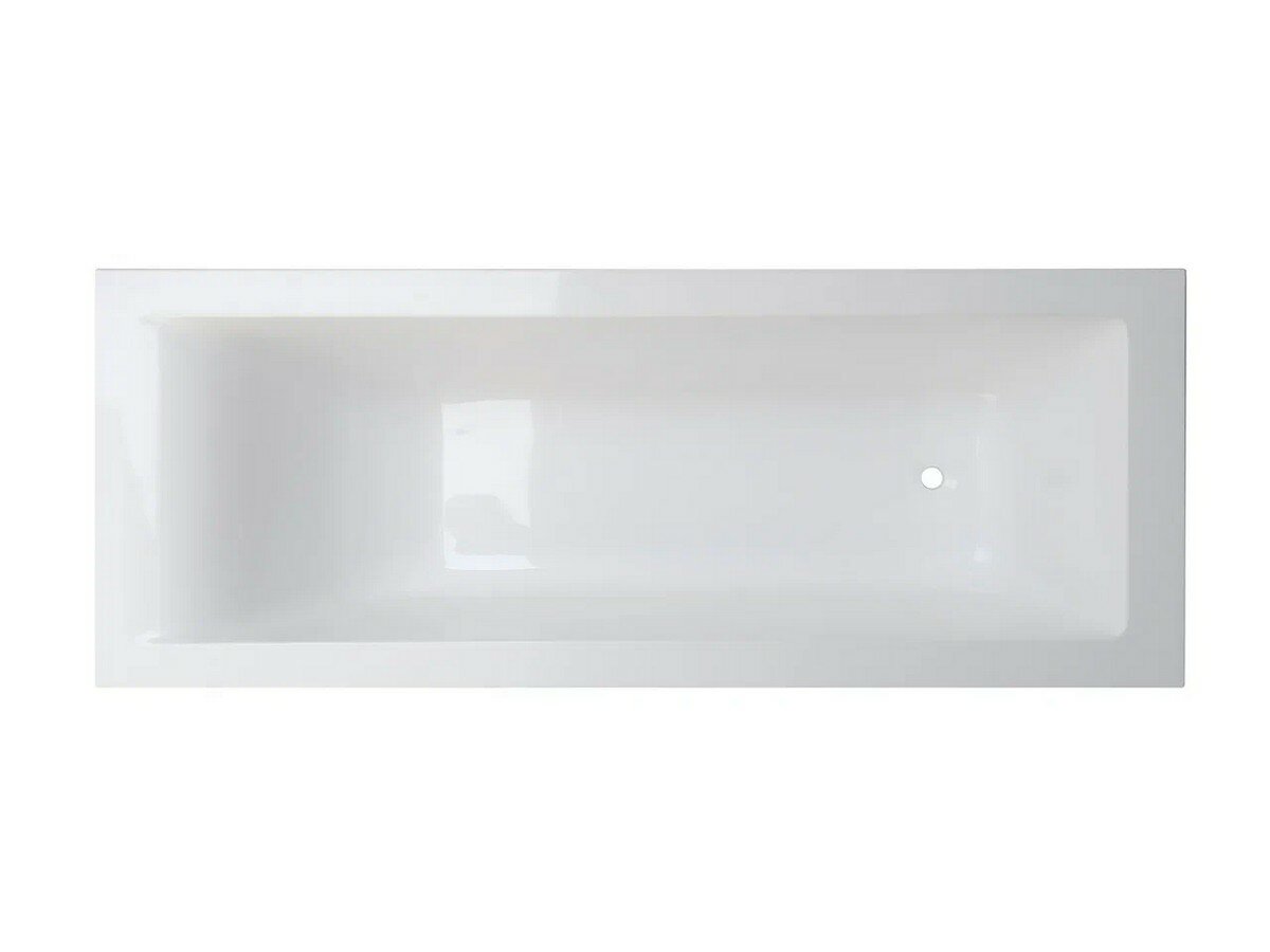 Ванна Эстет ФР-00014391 Дельта из литьевого мрамора 180x80 см, белый (без ножек)