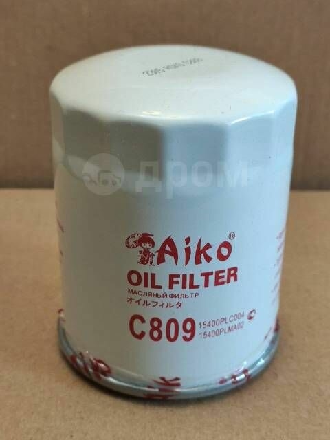 C-809 Фильтр масляный HONDA Accord, Civic, CR-V, Stream (2001-) / SUBARU R2 (2003-2010) / YAMAHA / BAIC U5 Plus