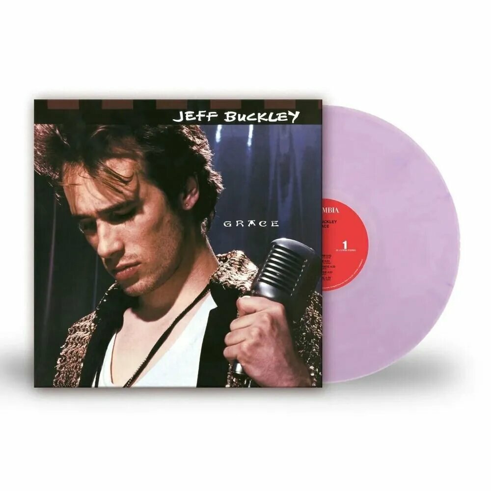 Виниловая Пластинка Jeff Buckley - Grace Vinyl, LP, Album, Limited Edition, Clear With Solid Purple (Lilac Wine)