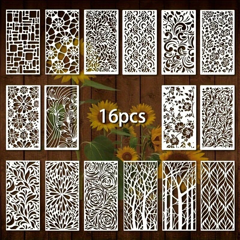 Геометрические трафареты для рисования