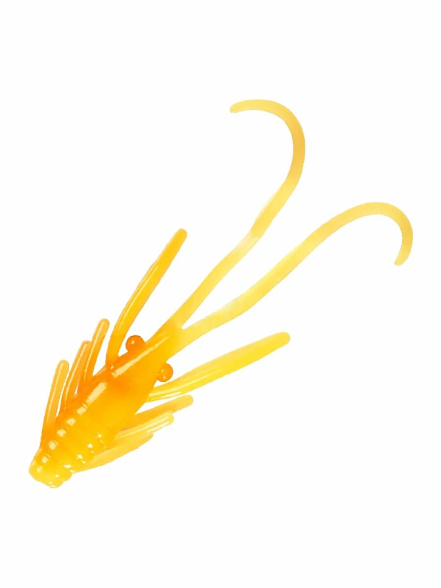 Приманка мягкая нимфа Berkley PowerBait Power Nymph, 3 см, 12 шт, Yellow/Orange