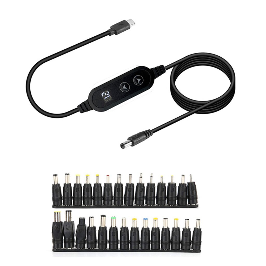 PD5V-20V USB C к DC5525 5.5X2.5MM Кабель для зарядки PD100W для Камер