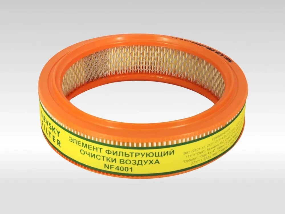 Фильтр воздушный ВАЗ 2101-2107, ВАЗ 2108-21099, ВАЗ 2110, Нива 21213 (карбюратор) Невский Фильтр NF-4001 / 2101-1109100
