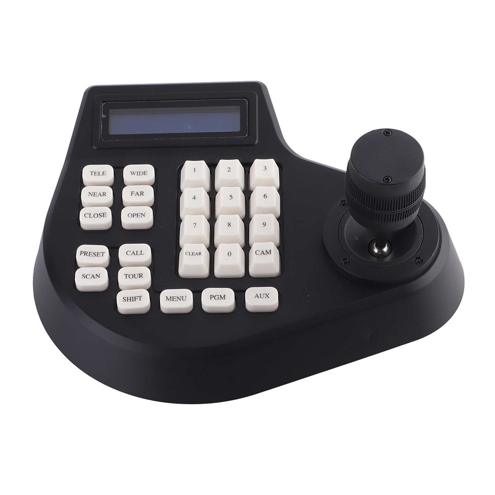 3D PTZ -камера клавиатура RS485 PTZ Joystick Controller ЖК -дисплей Устройство дисплея для монитора безопасности EU 100-240V