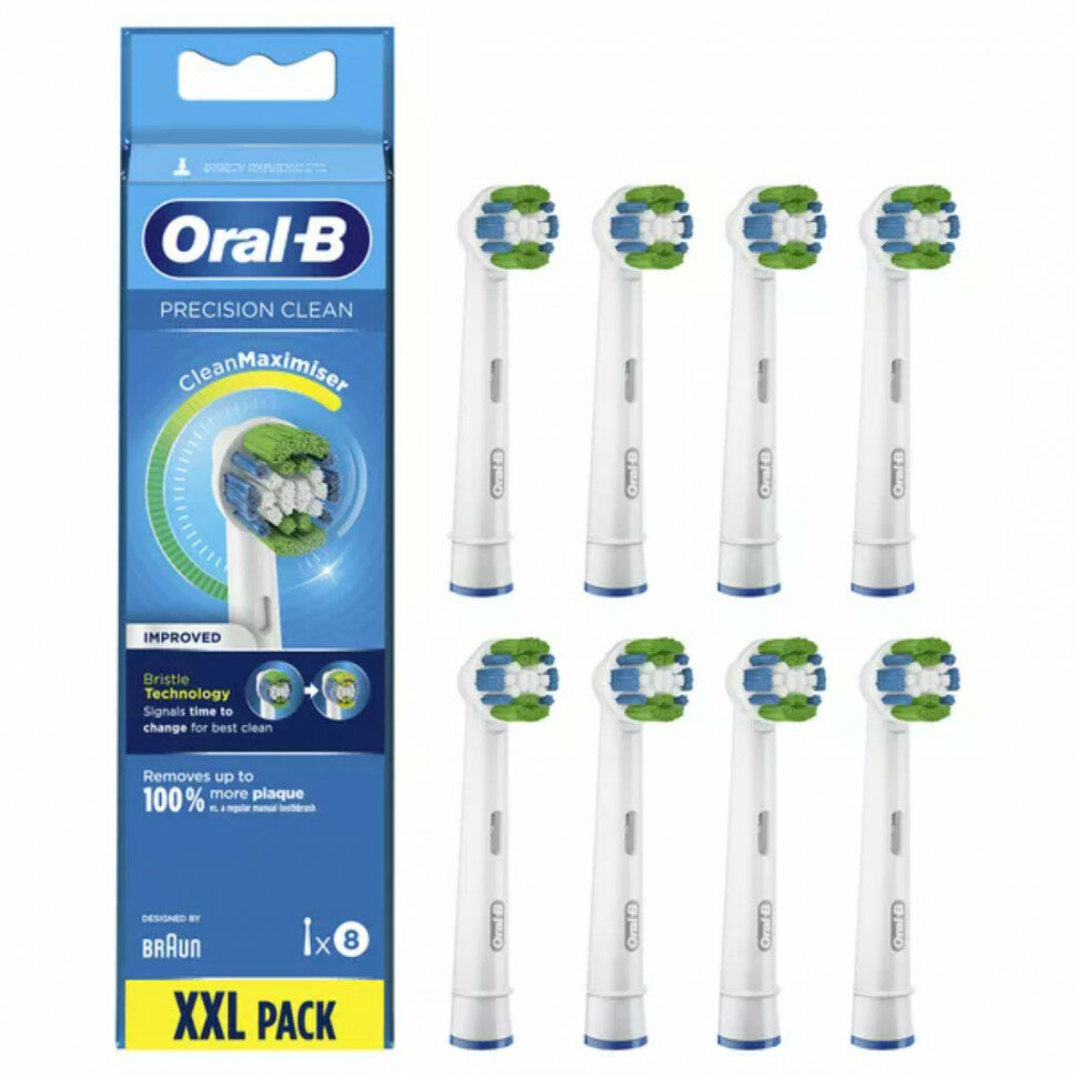Насадки для зубной щетки Oral-B Precision Clean, 8 шт.